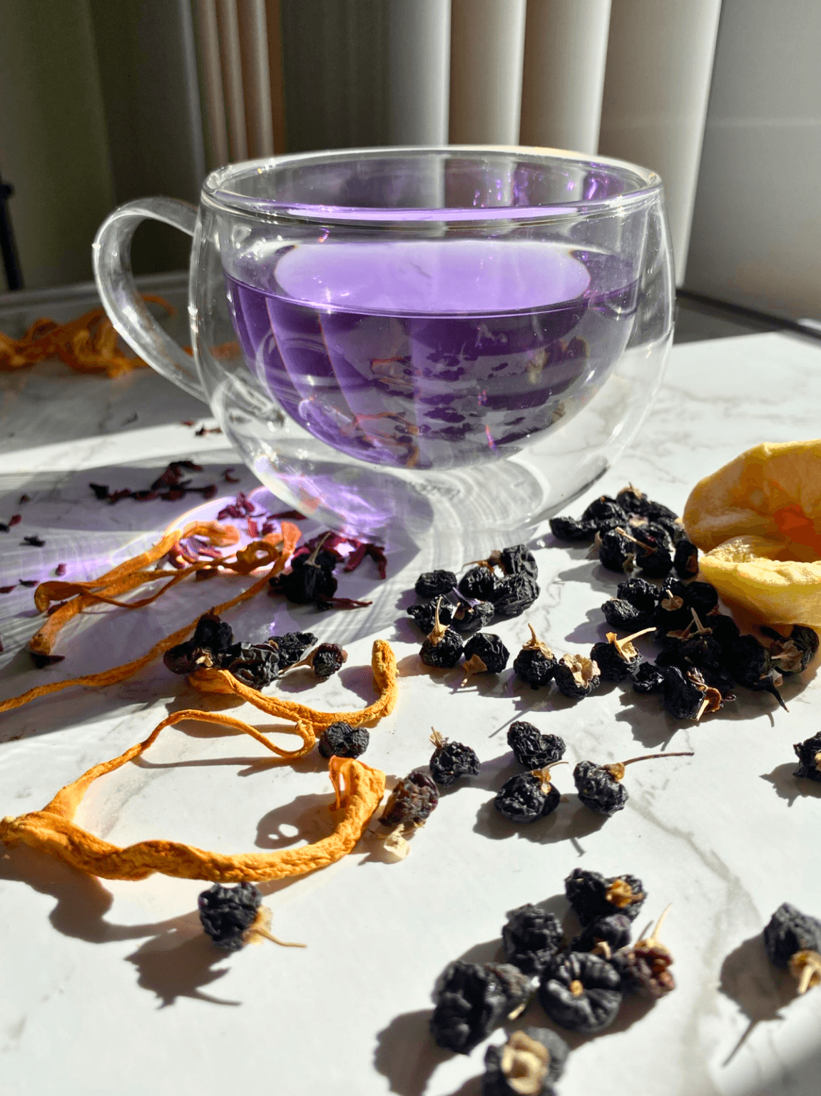Purple Boost Herbal Tea | Gobi Goji | Naturally Energizing